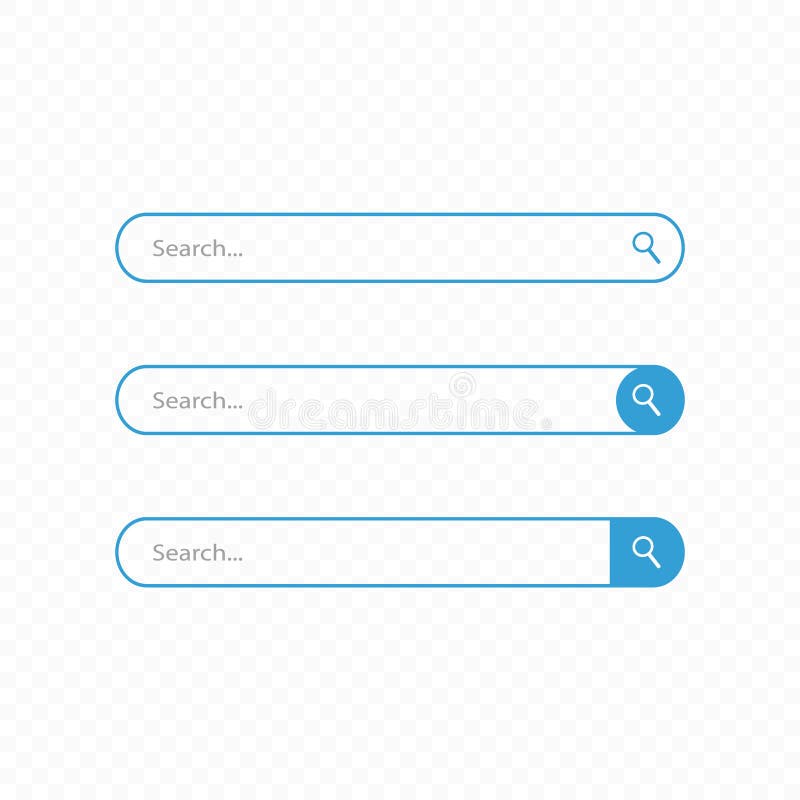 Search Bar Vector Icons. Vector Illustration Stock Vector ...