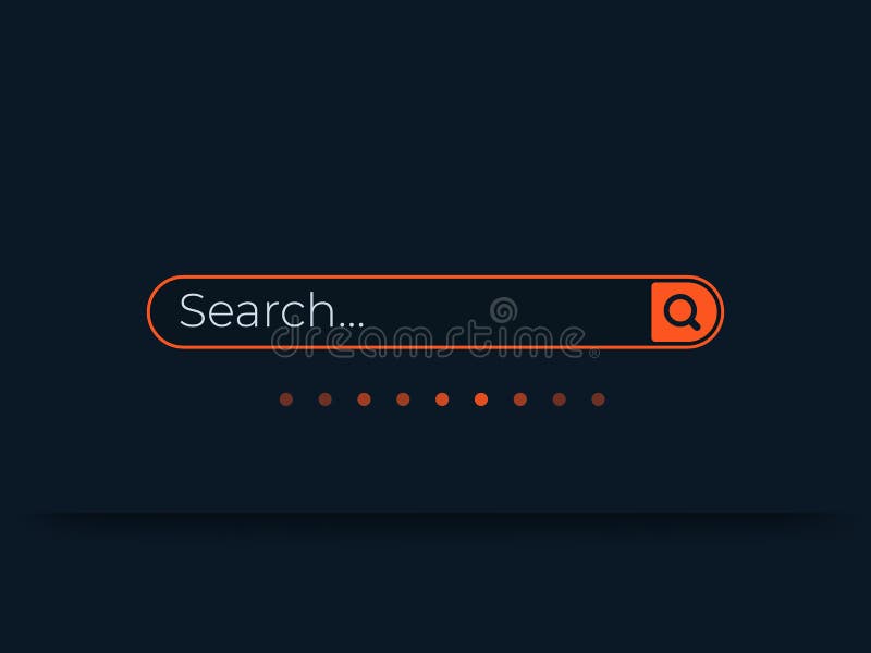 Search Bar Vector Template Ui, Minimalistic Design Stock Vector ...