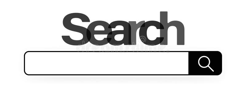 Search Bar. Search Window with Shadow. Search Boxes with Shadow on ...