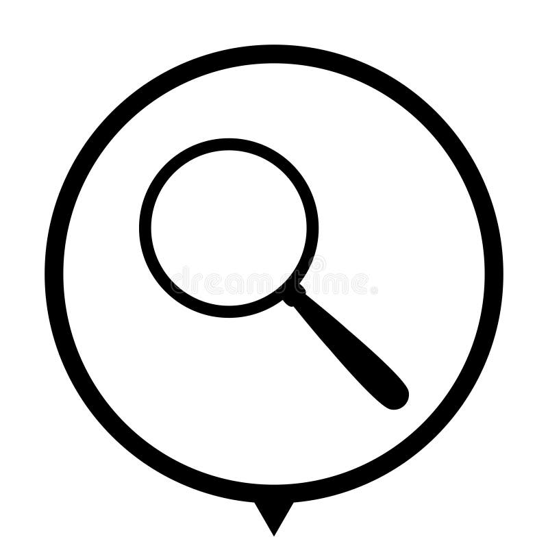 Search icon. browser icon stock vector. Illustration of graphic - 185404504
