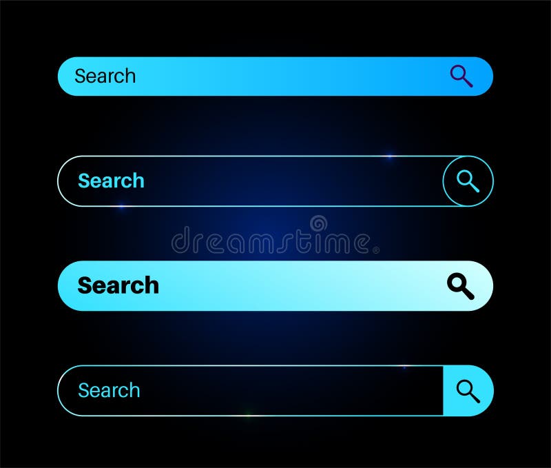 Search box control stock vector. Illustration of website - 271898352