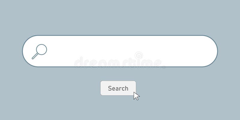 Search box vector mockup stock vector. Illustration of design - 278395335