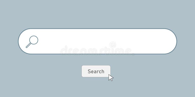 Search box vector mockup stock vector. Illustration of design - 278395335