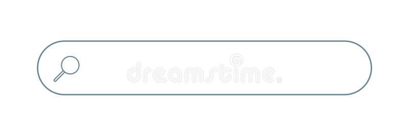Search box vector template stock vector. Illustration of empty - 289395627
