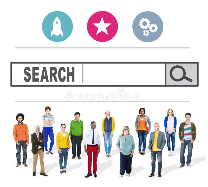 Search Browsing Web Internet Information Online Concept Stock Photo ...