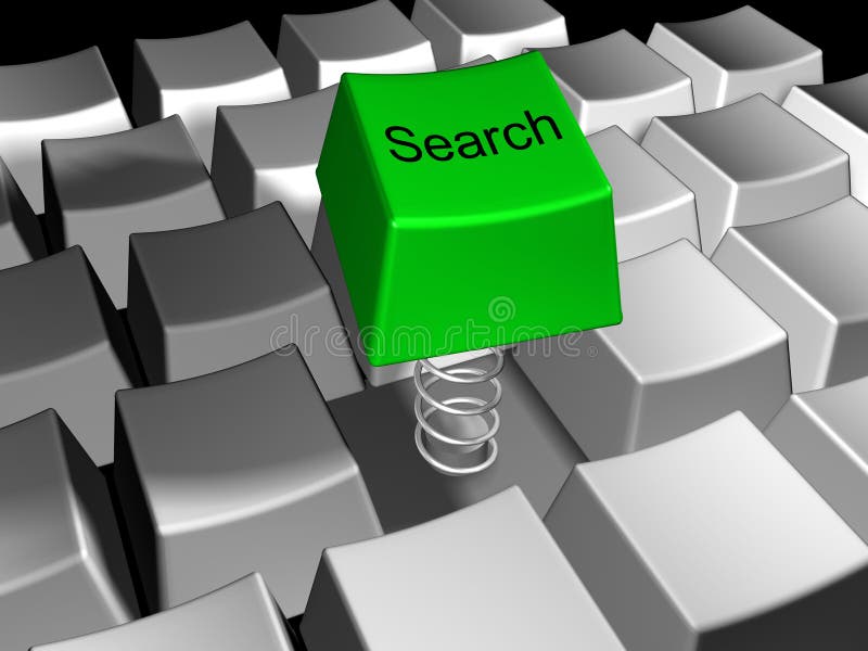 Search button stock illustration. Illustration of yellow - 1762523