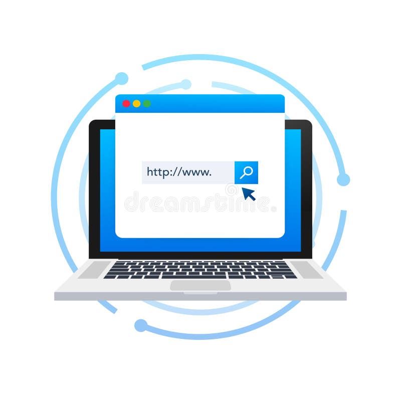 Search Button and Click, Search Bar for Browser. Vector Stock ... Search Button and Click, Search Bar for Browser. Vector Stock ...