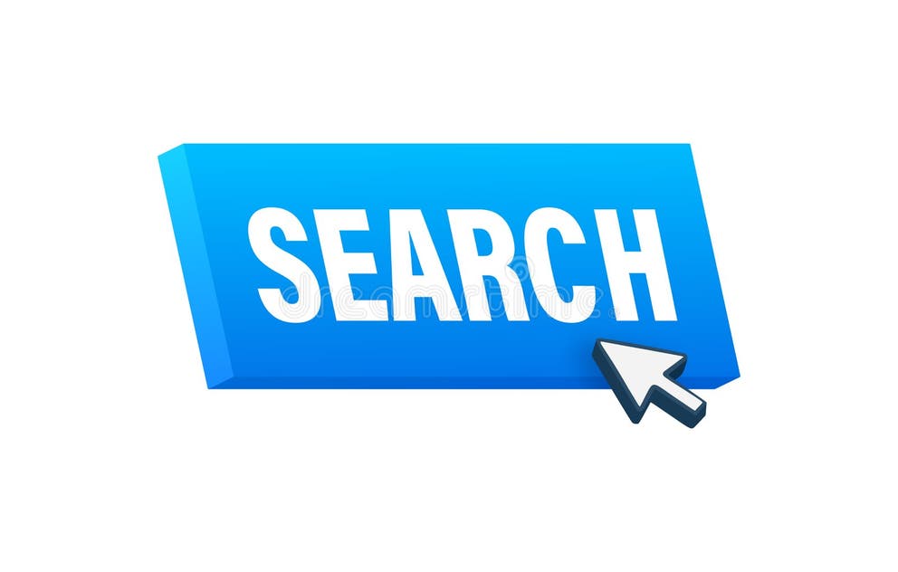 Search Button and Click, Search Bar for Browser. Vector Stock ...