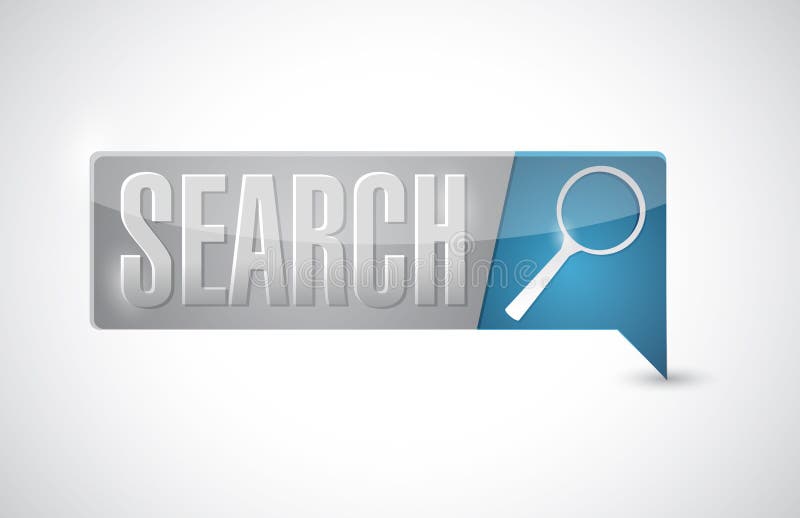 Search button stock vector. Illustration of shape, internet - 17448592