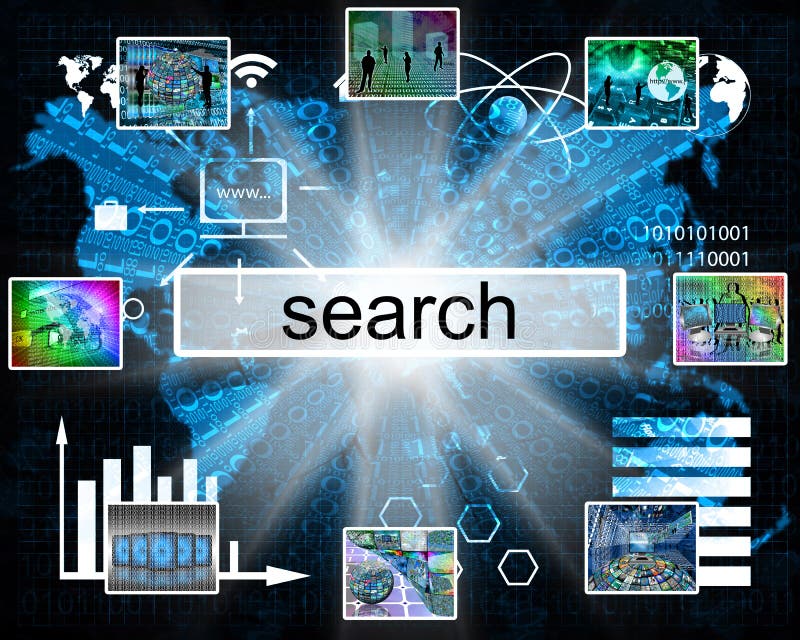 Search stock illustration. Illustration of digital, select - 41428501