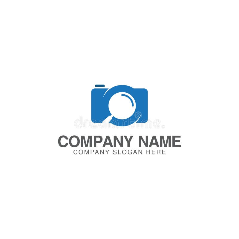 Search Camera, Find Camera Logo Design Stock Vector - Illustration of ...
