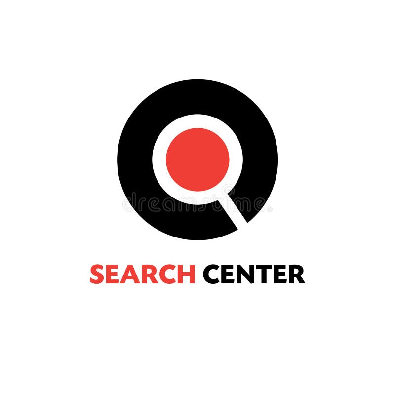 Search Center Logo stock vector. Illustration of identity - 96378938