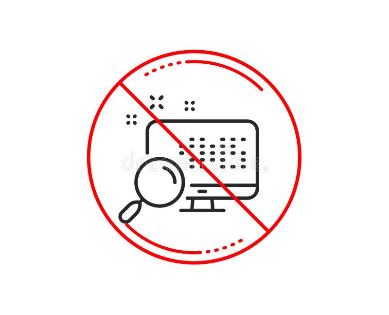 No Computer USB Prohibited Flash Drive Universal Serial Bus No Computer ...