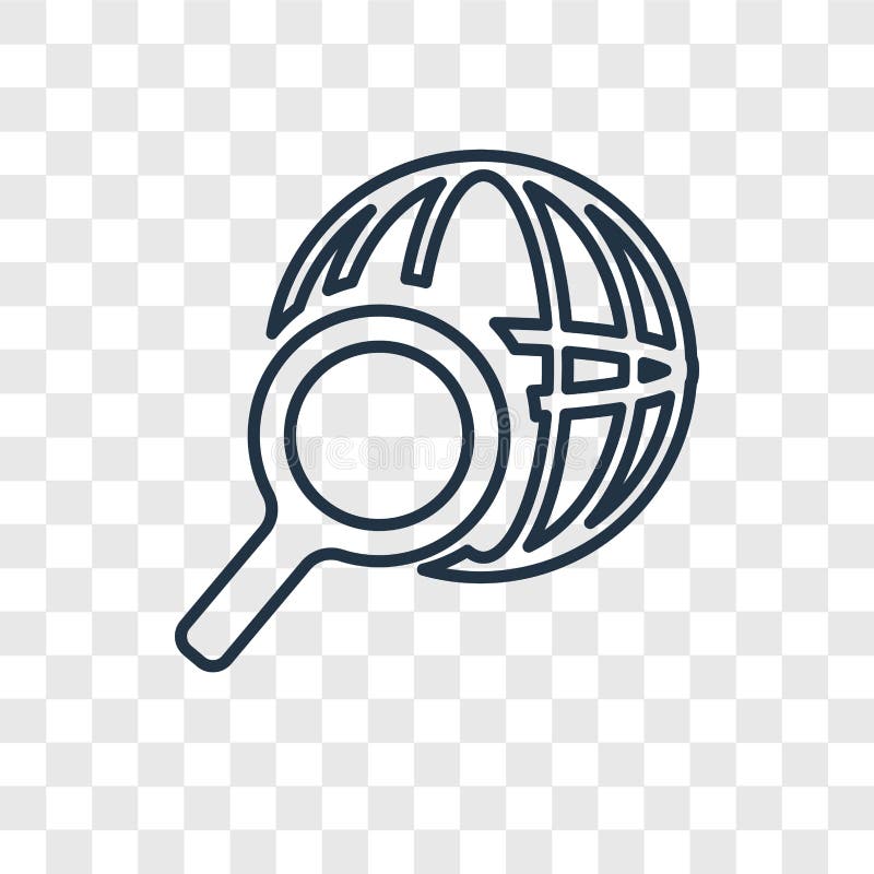 Search Engine Icon Vector Isolated on White Background, Logo Con Stock ...