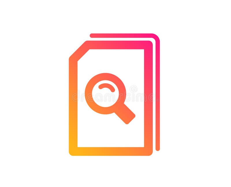 Search Documents Icon. File with Magnifier. Vector Stock Vector ... Search Documents Icon. File with Magnifier. Vector Stock Vector ...
