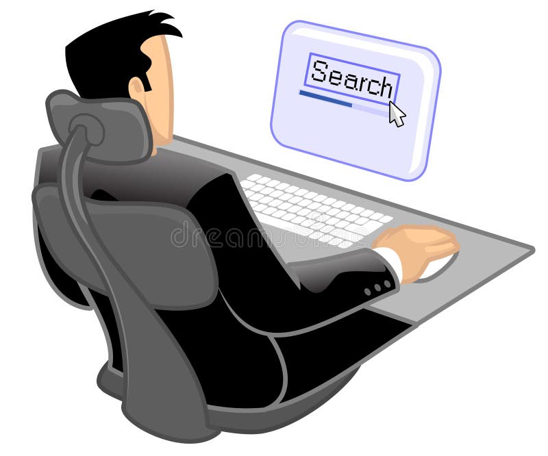 Search engine stock illustration. Illustration of mouse - 16323791