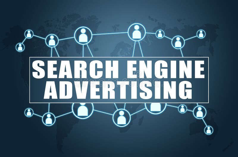 Search Engine Advertising stock illustration. Illustration of accuracy ...