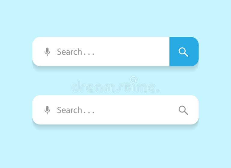 Search Engine Bar Icon Vector of Browser App Stock Vector ...