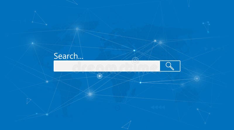 Search Engine Browser. Abstract Internet Data Connection Network ...