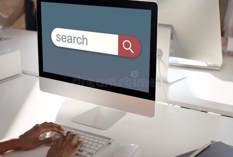 Search Engine Browser Find Looking Concept Stock Image - Image of icon ...