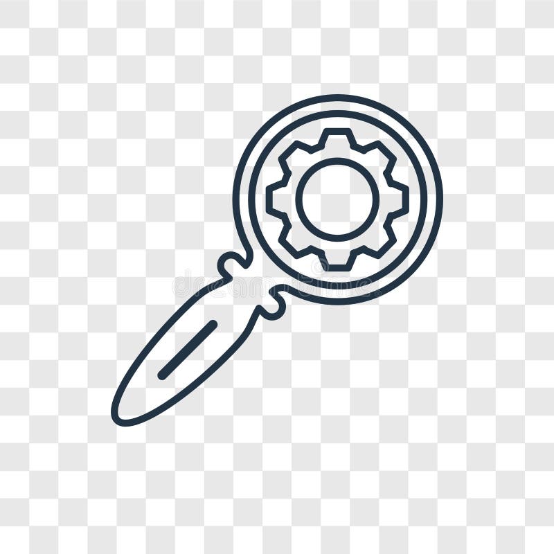 Search Engine Icon Vector Isolated on White Background, Logo Con Stock ...