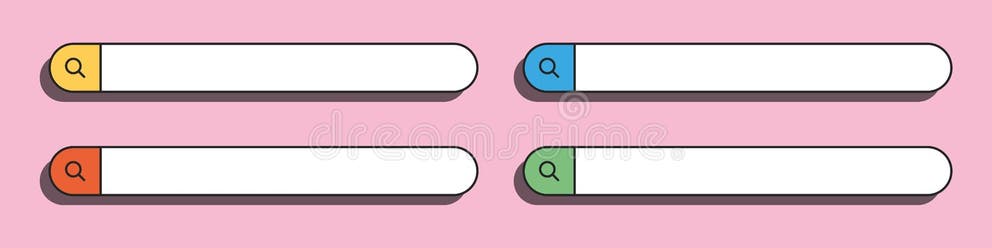 Search Engine Icons Set. PC User Interface from the 90s. Retro Style ...