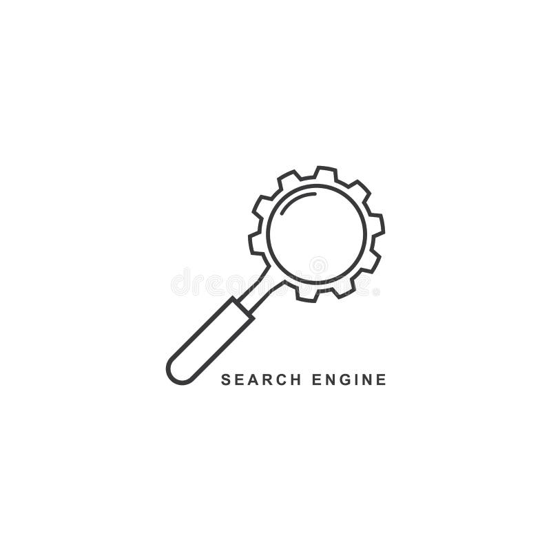 Search engine stock vector. Illustration of information - 215895581