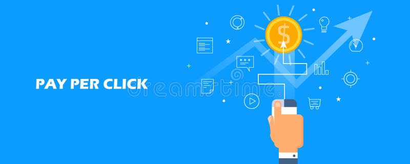 Search Engine Marketing, Adwords, Pay Per Click, Ppc, User Clicking on ...