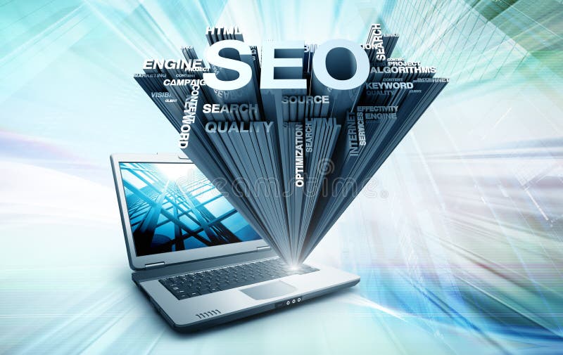 Search engine optimization stock illustration. Illustration of ...