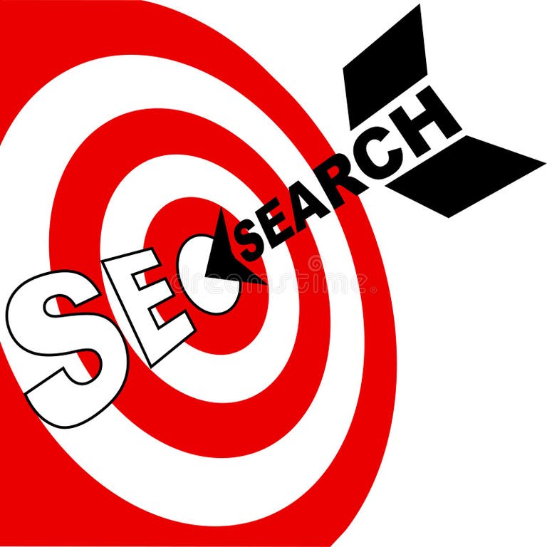 Search Engine Optimization Arrow Hits SEO Target Stock Vector ...