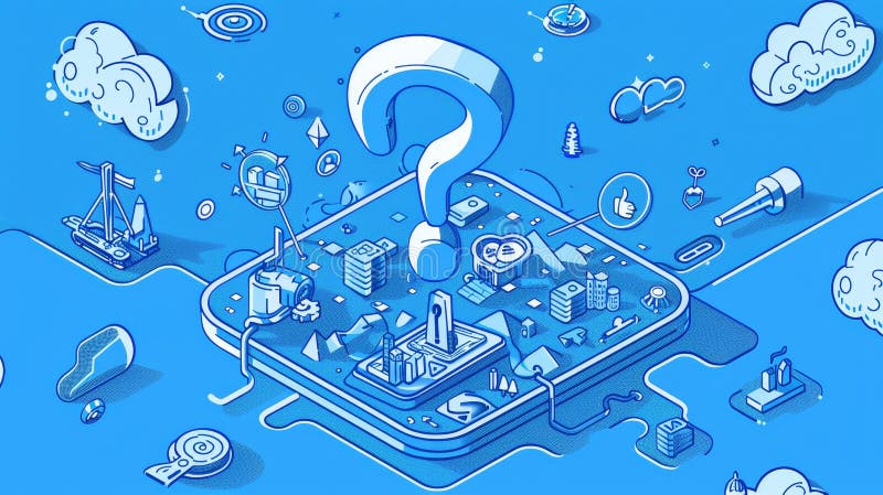 Search Engine Optimization Concept, with Question Mark in Speech Bubble ...