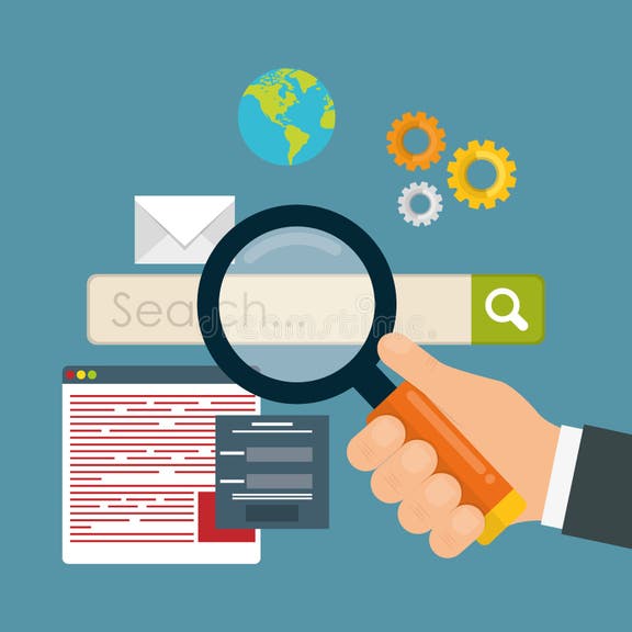 Search Engine Optimization Design Stock Vector - Illustration of design ...