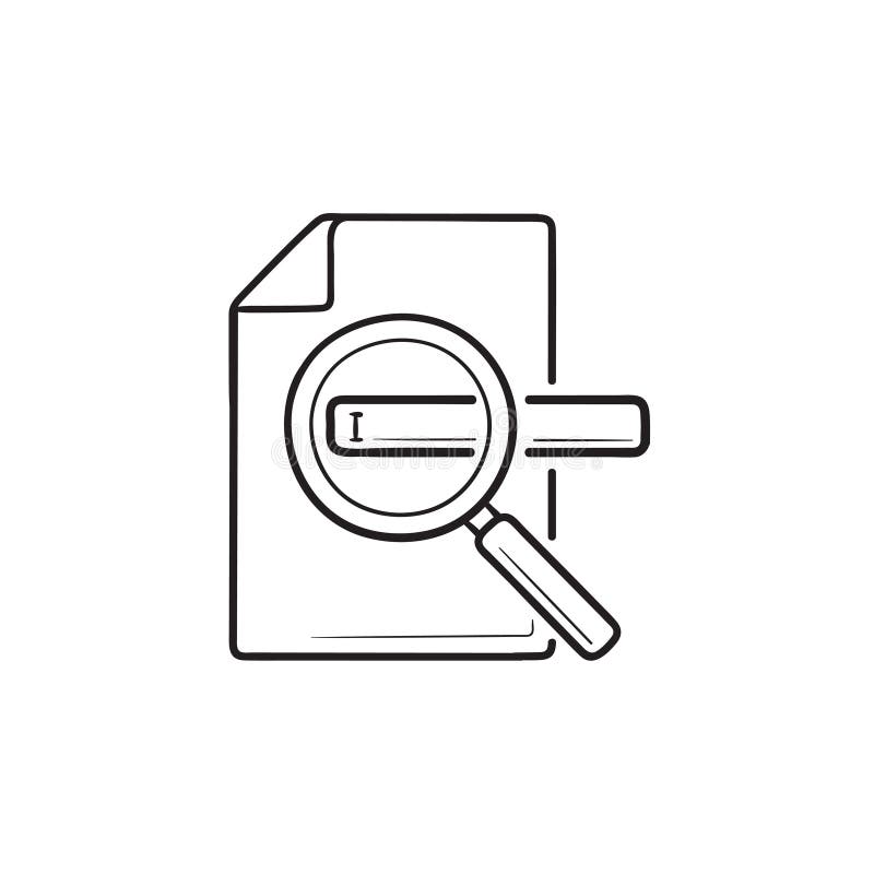 Search Engine Optimization Hand Drawn Outline Doodle Icon. Stock Vector ...