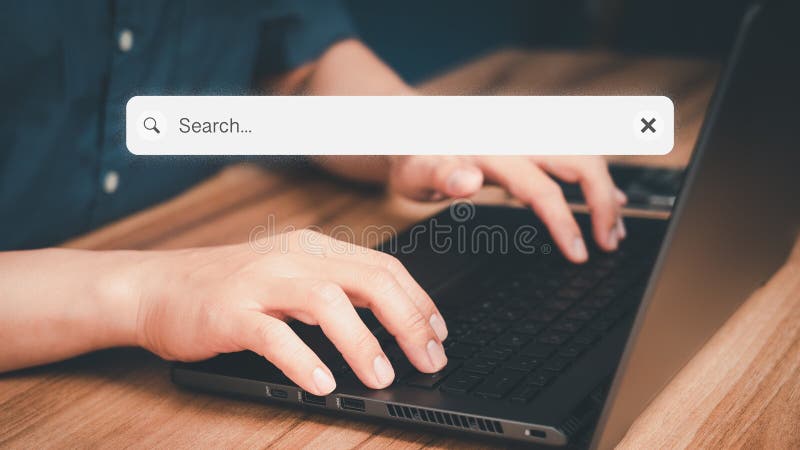 Search Engine Optimization the Internet with Search Bar. Best SEO ...