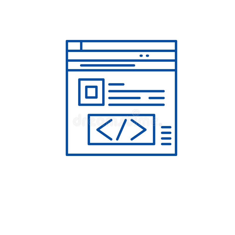 Search Engine Optimization Line Icon Concept. Search Engine ...