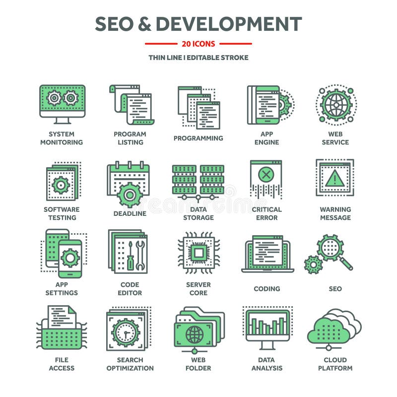 Search Engine Optimization, SEO and Development. Internet Technology ...