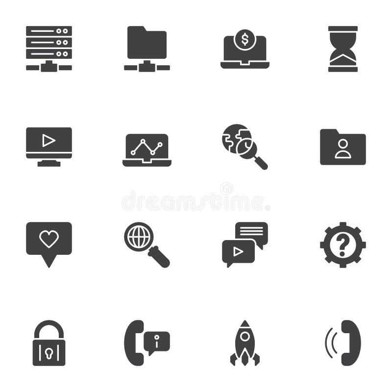 SEO, Search Engine Optimization Symbol. Magnifying Glass and Gear Line Icon, Outline Vector Sign ...