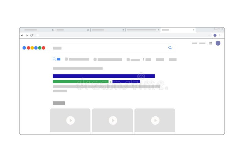 Google Search Result Stock Illustrations – 162 Google Search Result ...