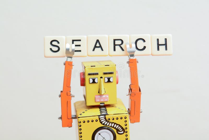 Search Engine Robot is Looking for the Best Online Website Metaphor ...