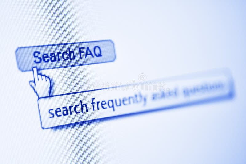 Search FAQ button stock photo. Image of secure, search - 20191514