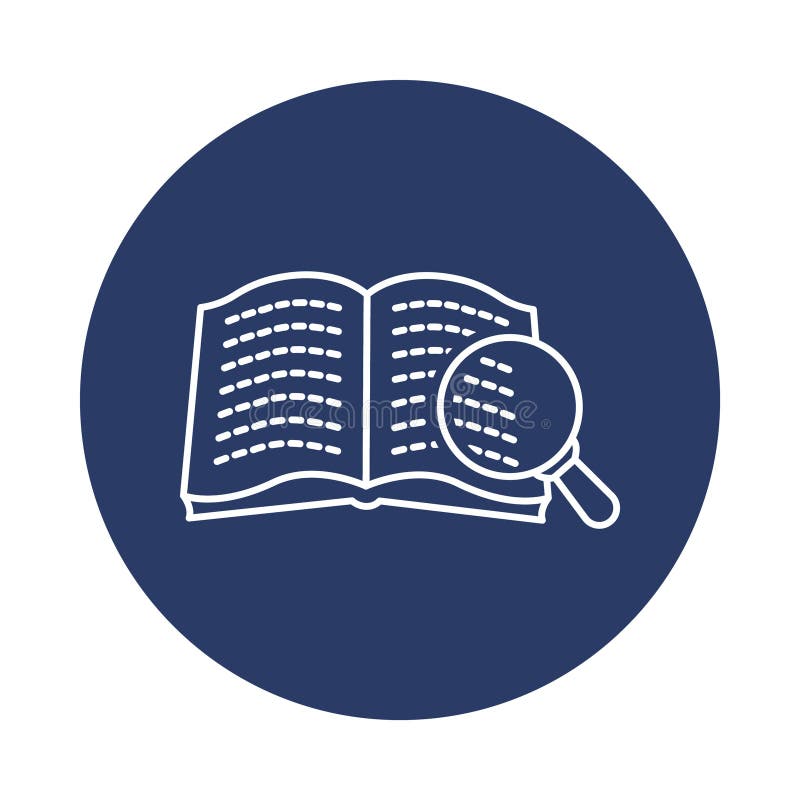 Search, Find, Book, Magnifying Glass, Word, Word Find Icon Stock Vector ...