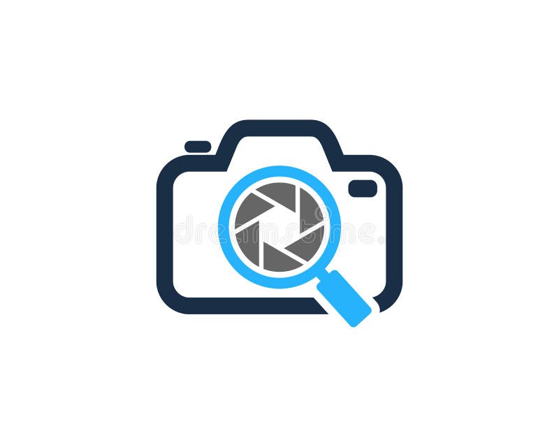 Search Find Camera Icon Logo Design Element Stock Vector - Illustration ...