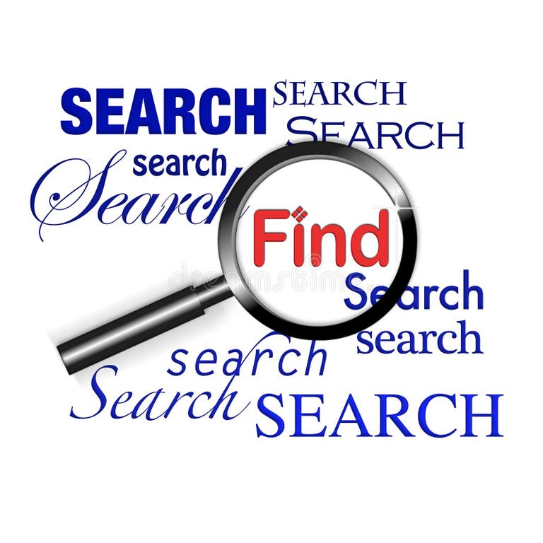 Search find magnify glass stock illustration. Illustration of discover ...