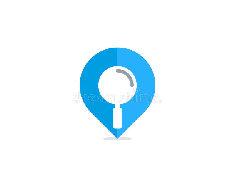 Search Point Logo Icon Design Stock Vector - Illustration of locate ...