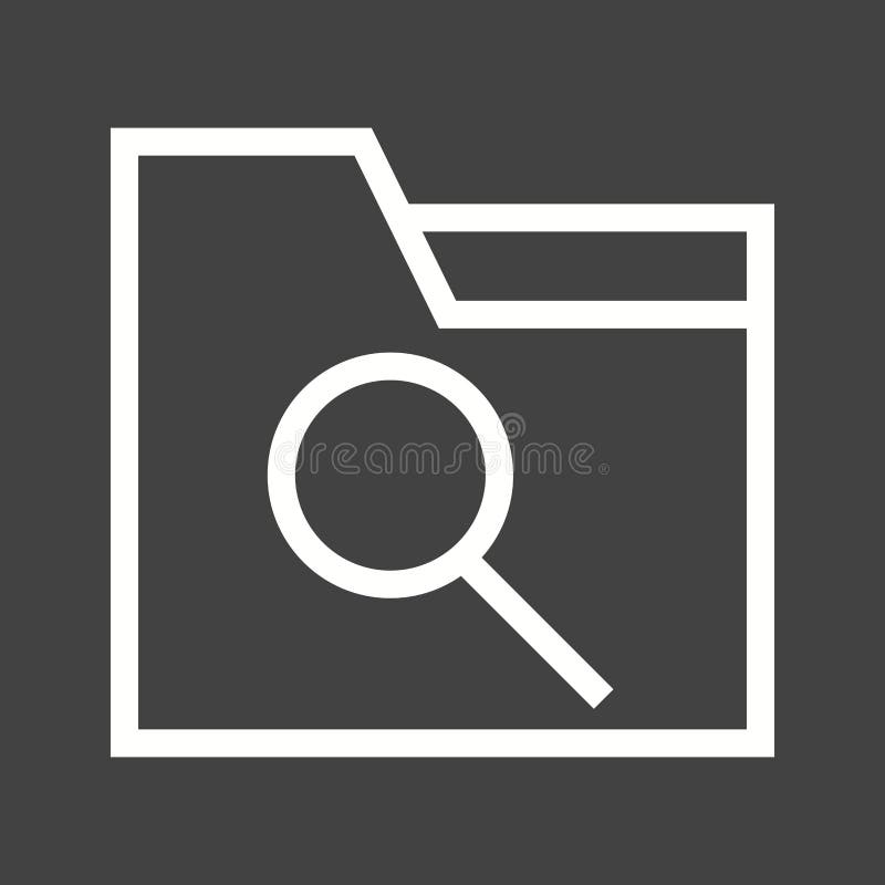 Search Folder stock vector. Illustration of internet - 78050536