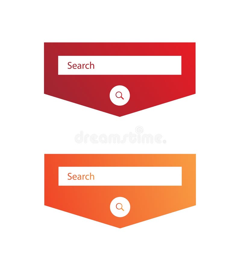 Search form stock vector. Illustration of webdesign, element - 47771527