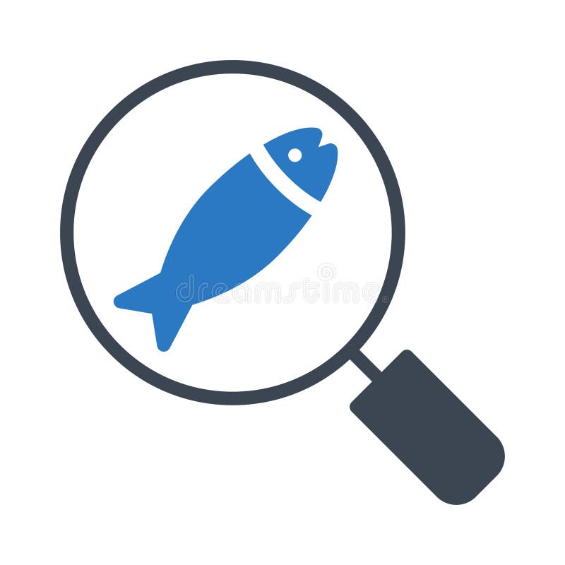 Search Glyph Colour Vector Icon Stock Vector - Illustration of emblem ...