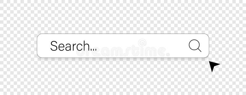 Search Here. Search Bar for Ui. Search Bar Vector Icons in Flat Design ...