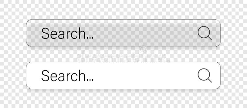 Search Here. Search Bar for Ui. Search Bar Vector Icons in Flat Design ...