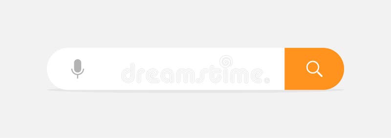 Search Here. Search Bar for Ui. Search Bar Vector Icons in Flat Design ...